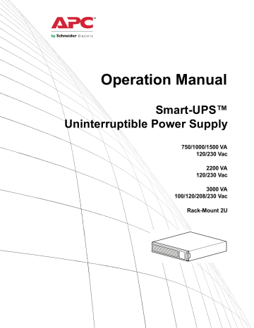 Schneider Electric Smart-UPS User Guide | Manualzz
