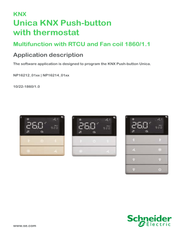 Schneider Electric Unica KNX Push-button User Guide | Manualzz