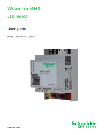 Schneider Electric Wiser for KNX User Guide | Manualzz