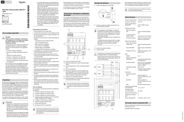 Schneider Electric SpaceLogic KNX Mode d'emploi | Manualzz