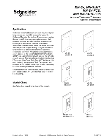 Schneider Electric MicroNet Sensors User Guide | Manualzz