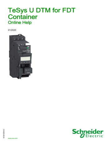 Schneider Electric TeSys U DTM User Guide | Manualzz