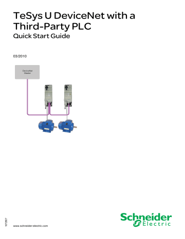 Schneider Electric TeSys U DeviceNet Quick Start Guide | Manualzz