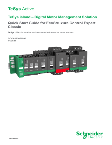 Schneider Electric TeSys island Quick Start Guide | Manualzz
