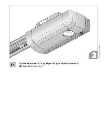 Hörmann Garage Door Operator Instructions | Manualzz