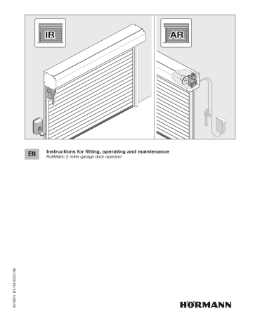 Hörmann RollMatic 2 Instructions | Manualzz