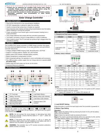 Epever LS-E PWM Charge Controller Manual | Manualzz