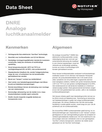 Notifier DNRE Data papier | Manualzz