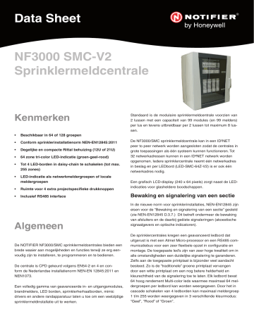 Notifier NF3000/xxx-SMC Data papier | Manualzz
