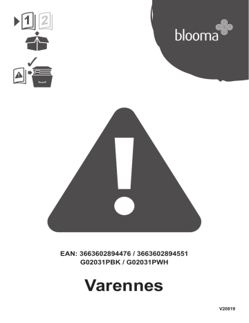 Blooma Varennes Instruction manual | Manualzz