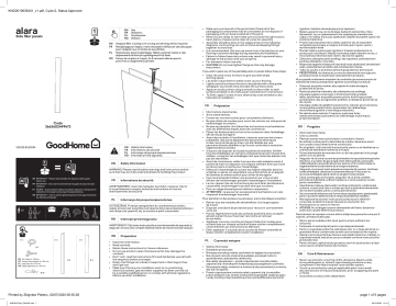 GoodHome ALARA Instruction manual | Manualzz