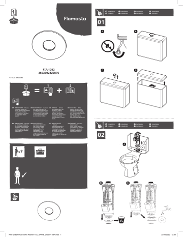 Flomasta Flush Mechanism Instruction manual | Manualzz