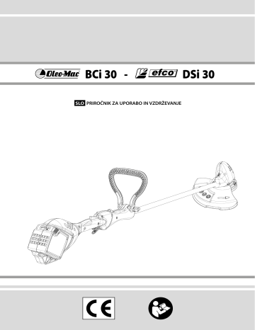 Efco DSi 30 Battery-powered product Navodilo za lastnika | Manualzz
