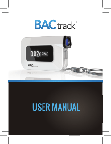BACtrack Breathalyzer User Manual | Manualzz