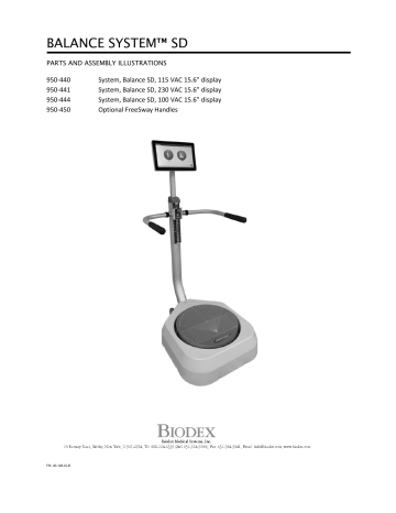 Biodex Balance System SD Owner's Manual | Manualzz