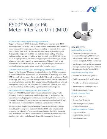 Neptune Endpoint Product sheet | Manualzz