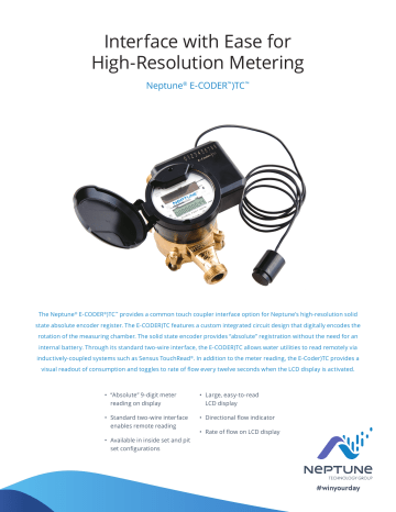Neptune E-CODER® Product sheet | Manualzz