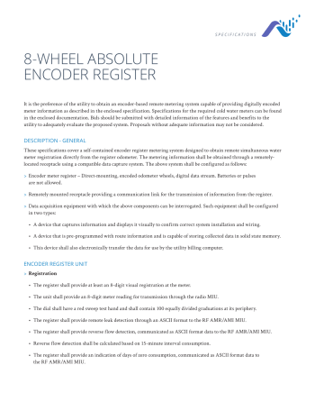 Neptune ProCoder™ Specifications | Manualzz