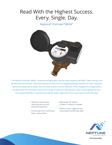 Neptune ProCoder™ Product sheet | Manualzz