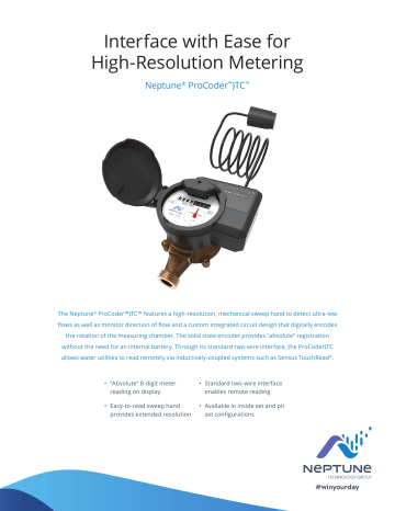 Neptune ProCoder™ Product sheet | Manualzz