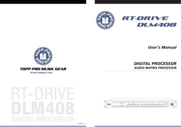 Topp Pro Music Gear DLM-408 Owner's Manual | Manualzz