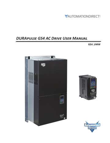 Automation Direct GS4_UMW Owner's Manual | Manualzz