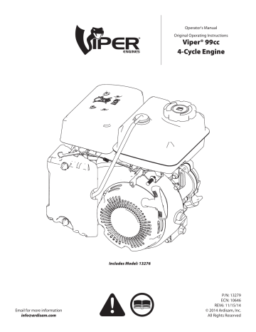 Earthquake 26750 VECTOR COMPACT TILLER Engine Manual | Manualzz