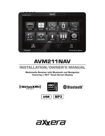 Axxera AVM211NAV Manual | Manualzz