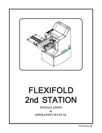 Baumfolder BAUM Flexifold – 2nd Station Operation Manual | Manualzz