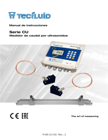Tecfluid SERIE CU Manual de usuario | Manualzz