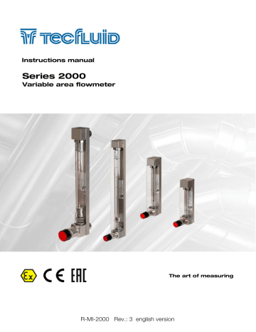 Tecfluid SERIES 2000 Instructions manual | Manualzz