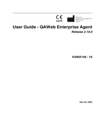 Barco QAWeb Enterprise User Guide | Manualzz