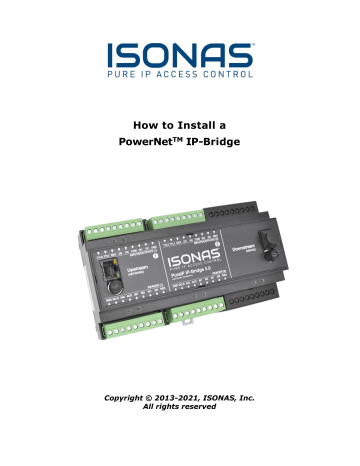 ISONAS 015586 ISONAS How to Installation Instructions | Manualzz