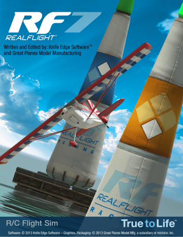 GREAT PLANES RealFlight 7 User Manual | Manualzz