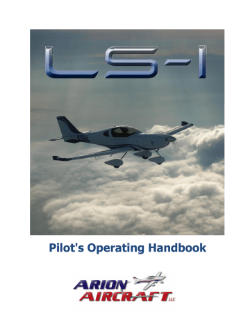 Arion Aircraft LS-1 Lightning Pilot Operating Handbook | Manualzz