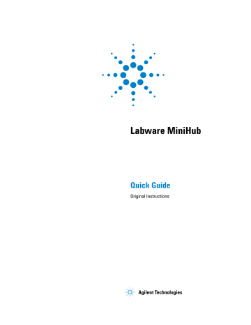 Agilent Technologies Labware MiniHub Quick Manual | Manualzz