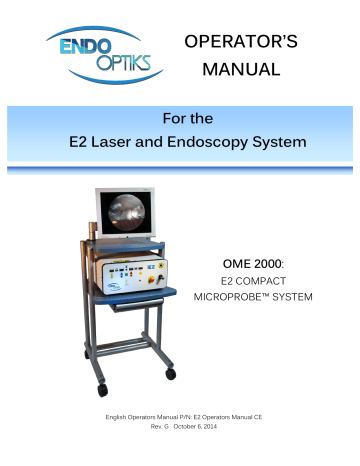 Endo Optiks E2 Operator's Manual | Manualzz