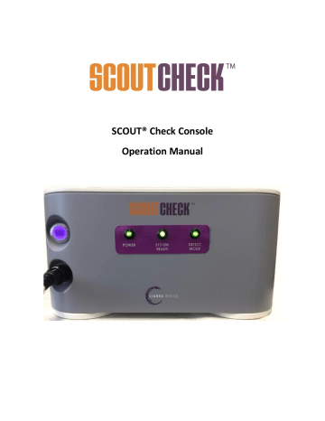 Cianna Medical SCOUT Check Operation Manual | Manualzz