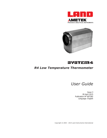 Ametek R4 System 4 User Manual | Manualzz