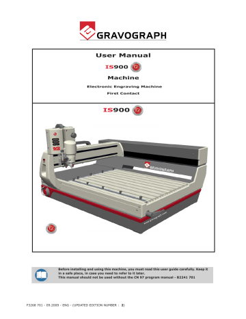 GRAVOGRAPH IS900 User Manual | Manualzz