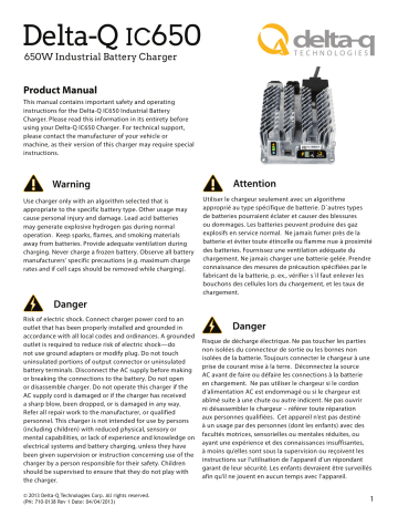 Delta-q IC650 Product Manual | Manualzz