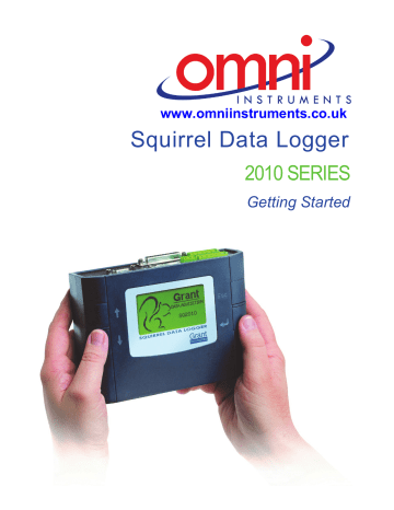 Grant Squirrel SQ2010 SERIES Getting Started | Manualzz