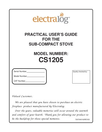 Electralog CS1205 User Manual | Manualzz