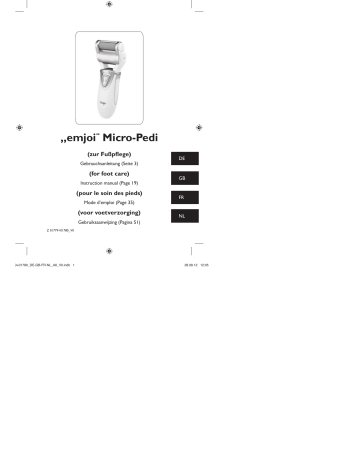 Preparation of the Skin. Emjoi MICRO Pedi | Manualzz