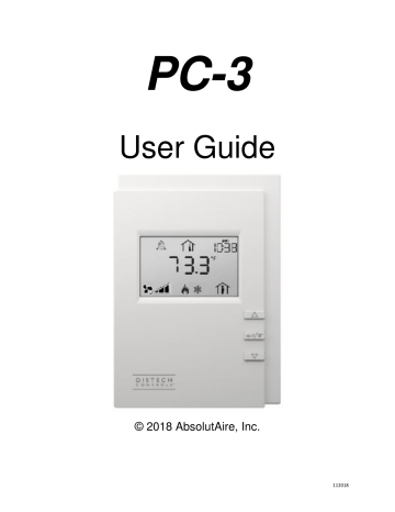 Distech Controls LC-3 User Manual | Manualzz