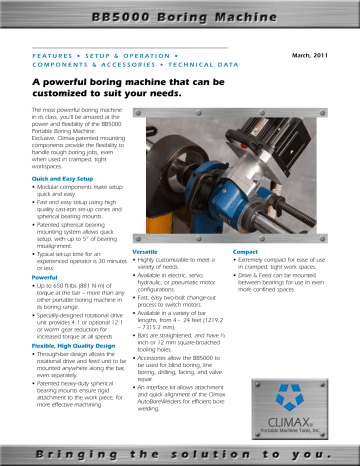 Climax BB5000 Setup & Operation | Manualzz