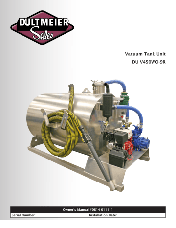 Dultmeier Sales DU V450WO-9R Owner's Manual | Manualzz