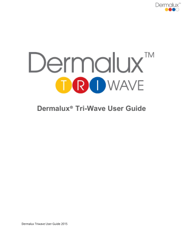 Dermalux Tri-Wave User Manual | Manualzz
