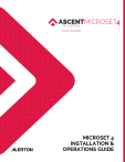 ALERTON MICROSET 4 Installation & Operation Manual | Manualzz