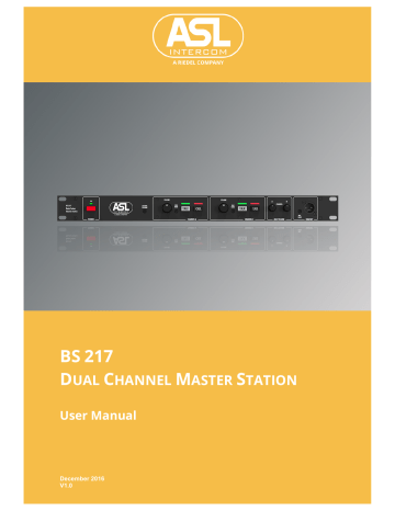 ASL INTERCOM BS 217 User Manual | Manualzz
